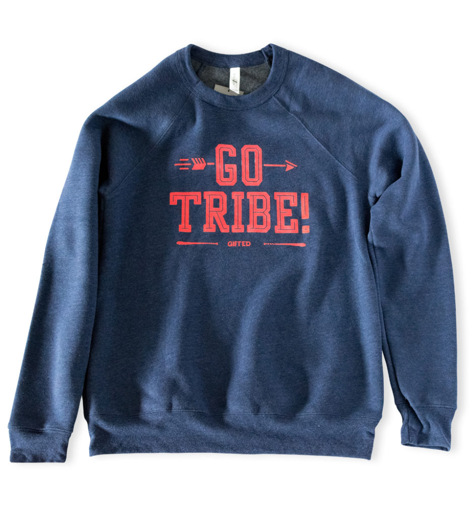 Go Tribe Sweatshirt - Cleveland Indians - Gifted